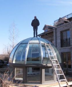 Diversas ideas y diseños de domos para techos de casas