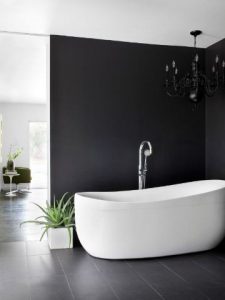 4 cuartos color negro llenos de elegancia y estetica