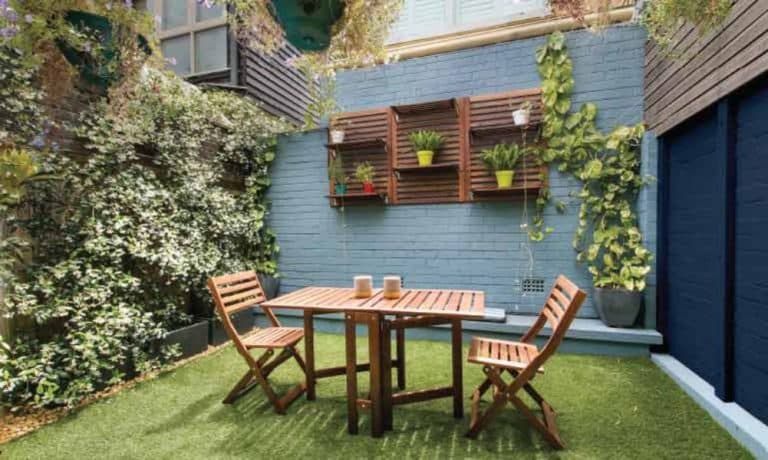 3 modernos colores para patios exteriores decorados