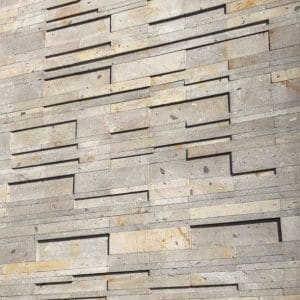 Distinguidas fachadas con cantera blanca a 4 estilos