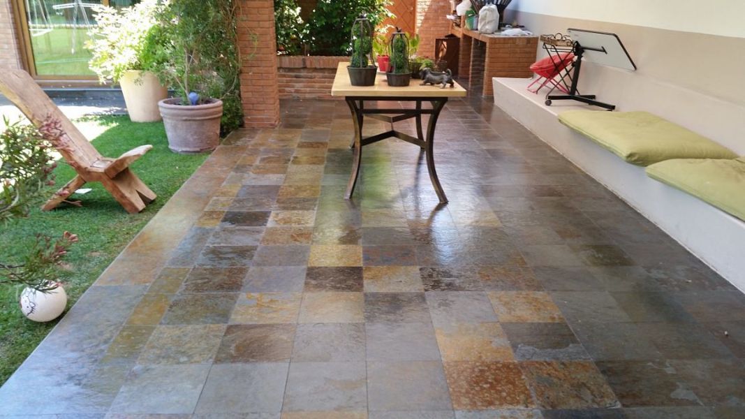 5 ideas decorativas en pisos con ocre azul para el hogar